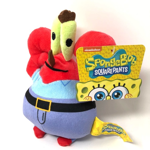 Good Stuff | Toys | Spongebob Squarepants Mr Krabs Stuffed Plush Toy ...